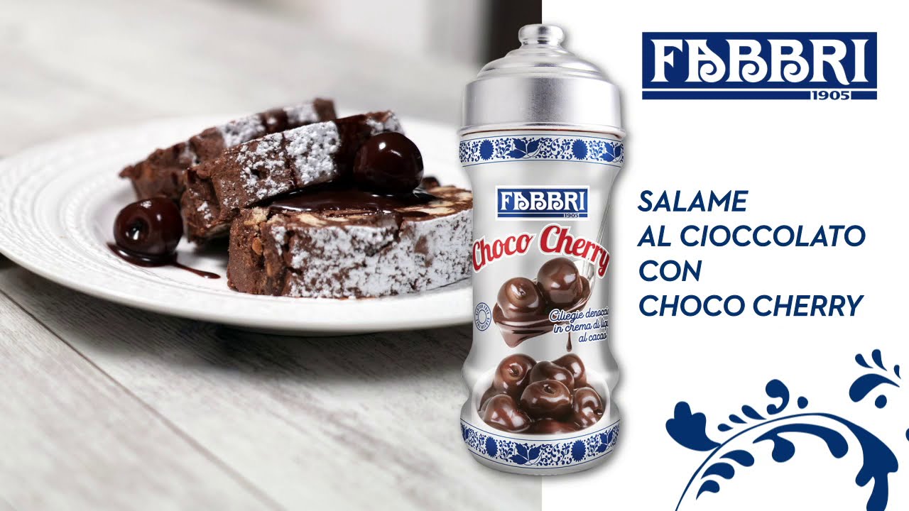 Chef in Camicia | Salame al cioccolato con Choco Cherry Fabbri - YouTube