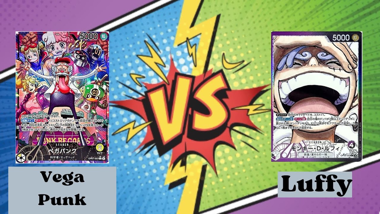 One Piece TCG Vega Punk VS BP Luffy | OP09 - YouTube