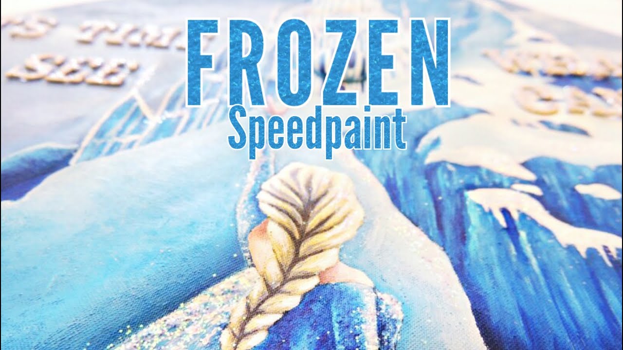 Frozen Grad Cap Speedpaint - YouTube