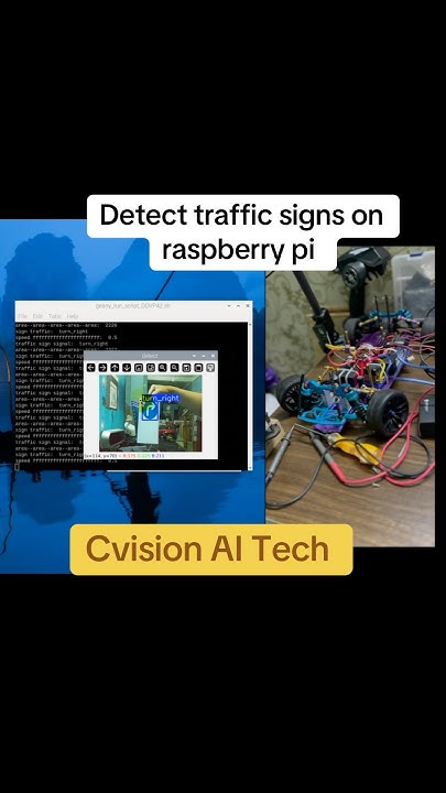 Self driving car- task detect traffic signs on raspberry pi- Cvision AI Tech #CvisionAITech ...