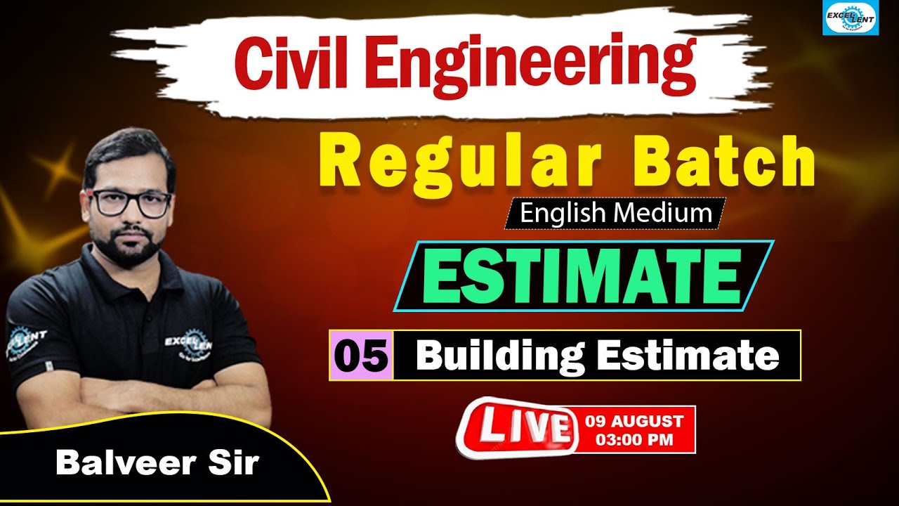 L05 | Building Estimate | Estimate| Regular Batch | Civil Engineering ...
