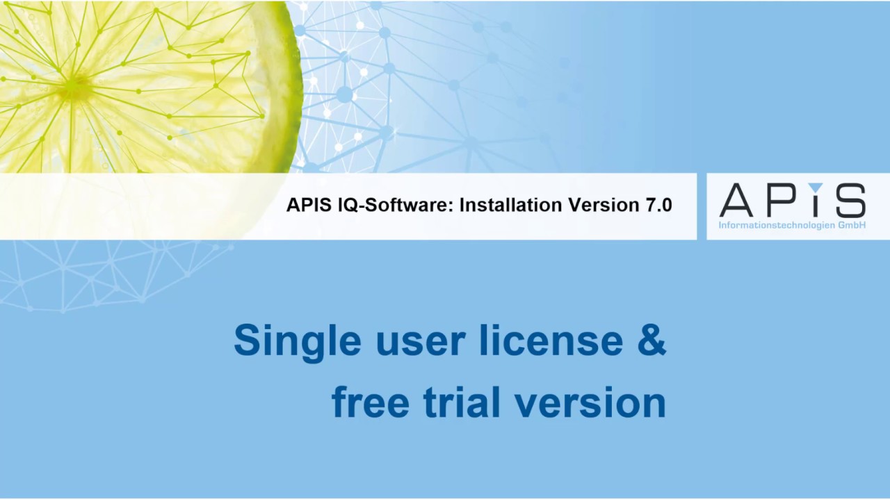 Installation video: Single user license & free trial version - YouTube