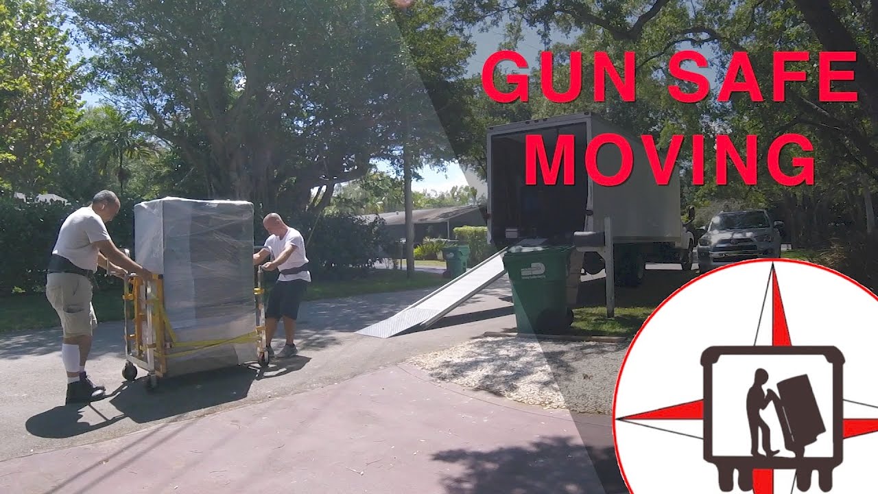 UNBOLTING AND MOVING A GUN SAFE - YouTube