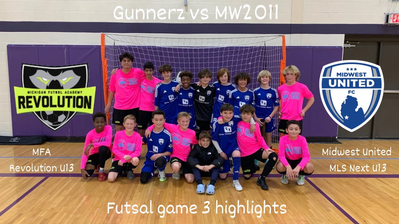 Midwest MLS Next futsal vs MFA Revolution Highlights 2023/24 - YouTube