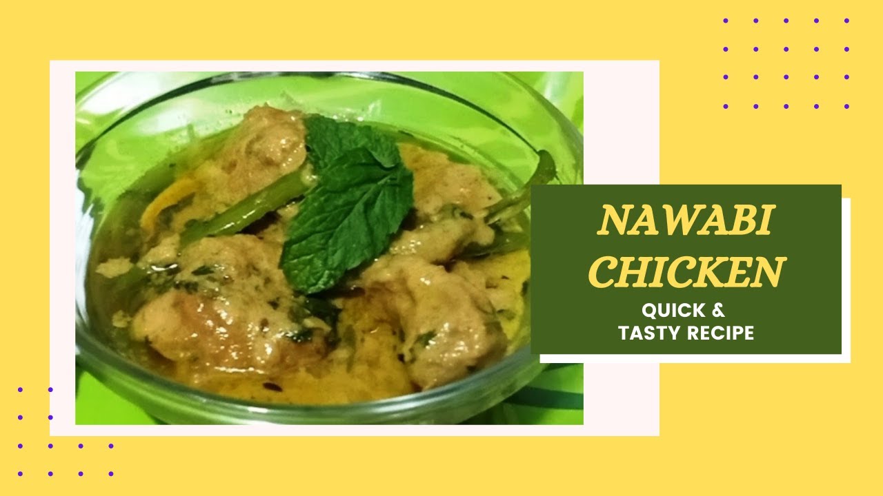 Nawabi Chicken - Delicious Chicken Gravy Recipe - Quick and easy to ...