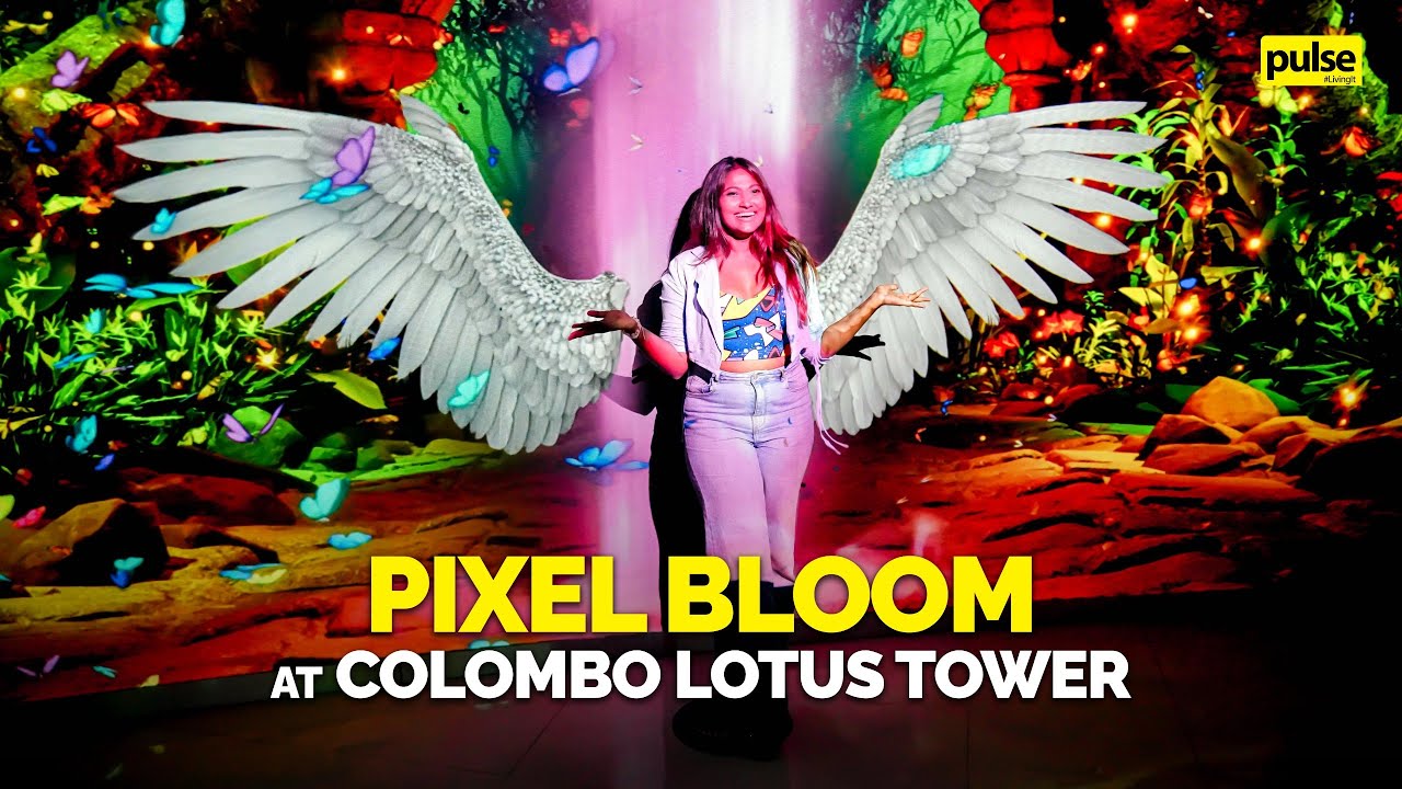Pixel Bloom at Colombo Lotus Tower - YouTube