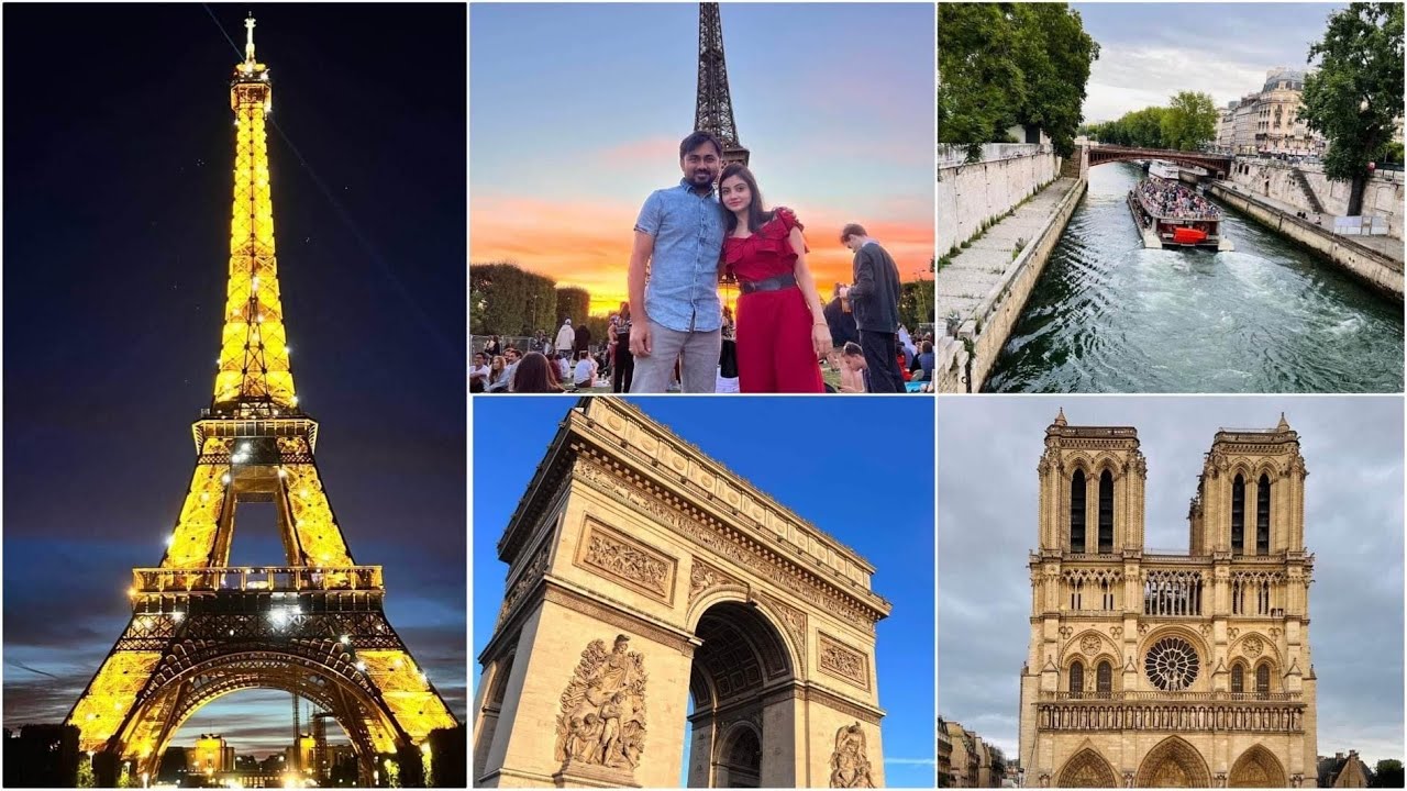 Paris Travel Vlog | Eiffel Tower | Cathédrale Notre-Dame | Seine River ...
