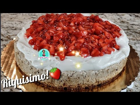 Postre Mostachon de Fresa DELICIOSO!🍓😋🤤 para tus ventas - YouTube