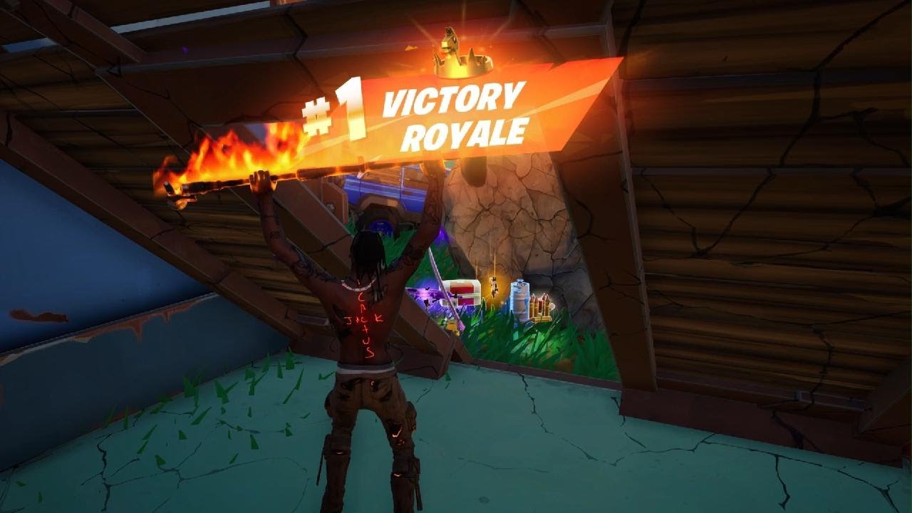 *NEW* T-3500 TRAVIS SCOTT SKIN IN FORTNITE PS5 + A VICTORY ROYALE WIN ...