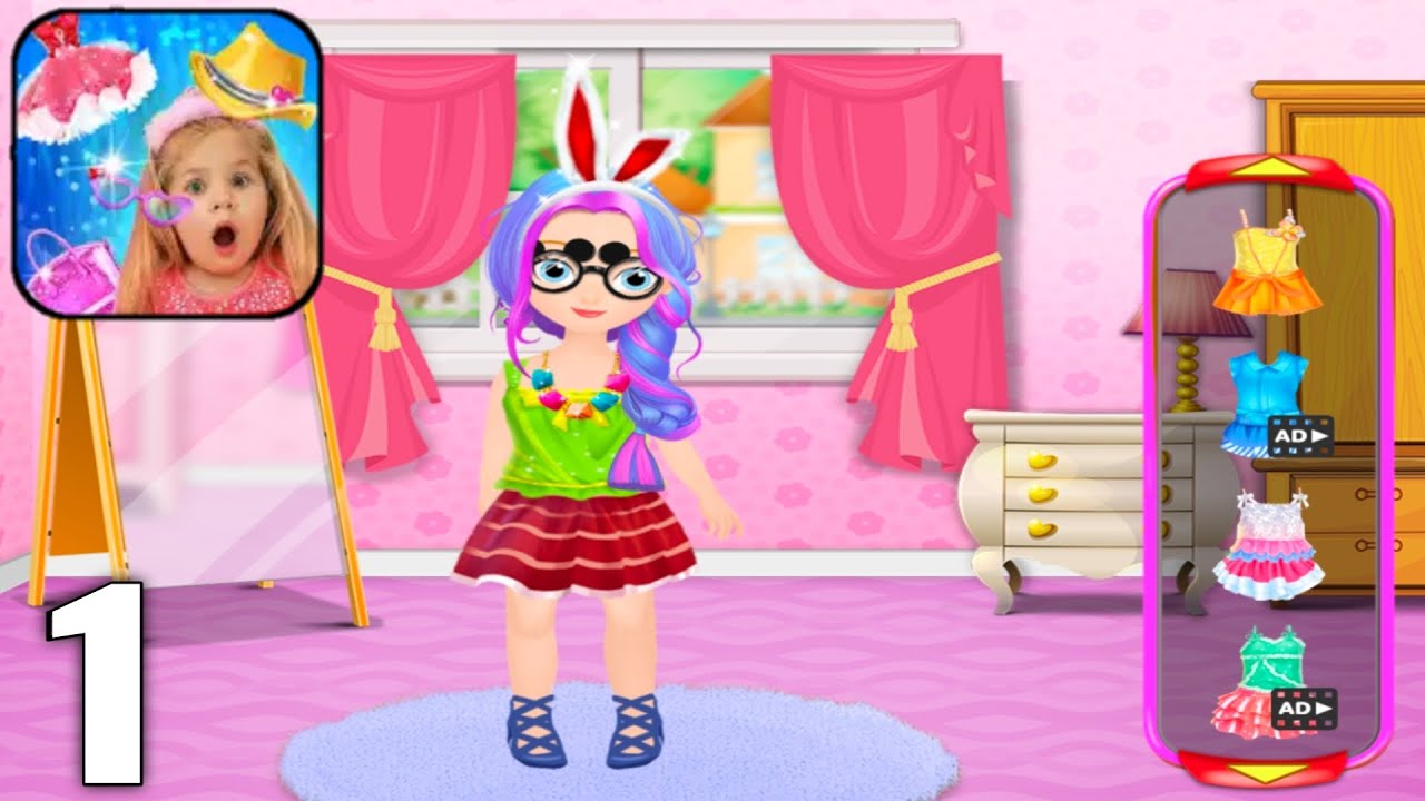 Diana Dress Up Games - Gameplay Walkthrough Part 1 All Levels (Android ...