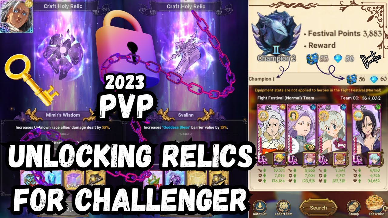 Goddess team update 2023 7DS Grand Cross: Bird, Deer, PVP - YouTube