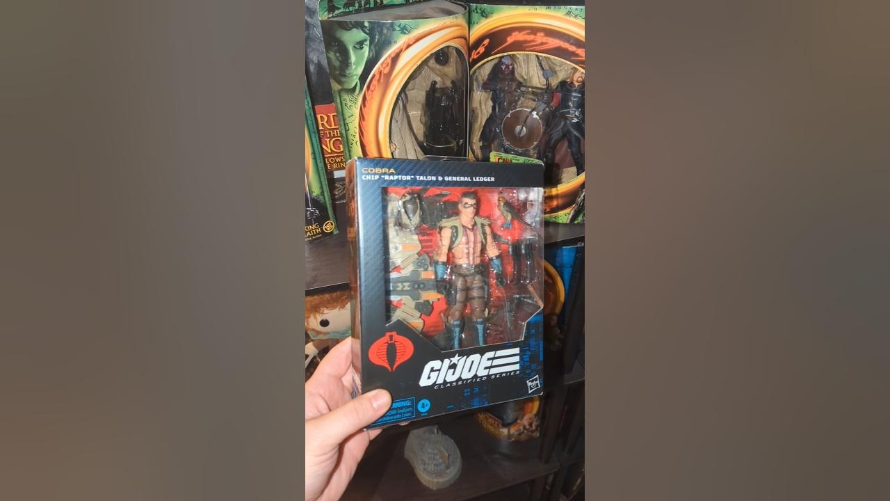 Chip Raptor Talon And General Ledger Gi Joe Classified Series Cobra Action Figures Youtube