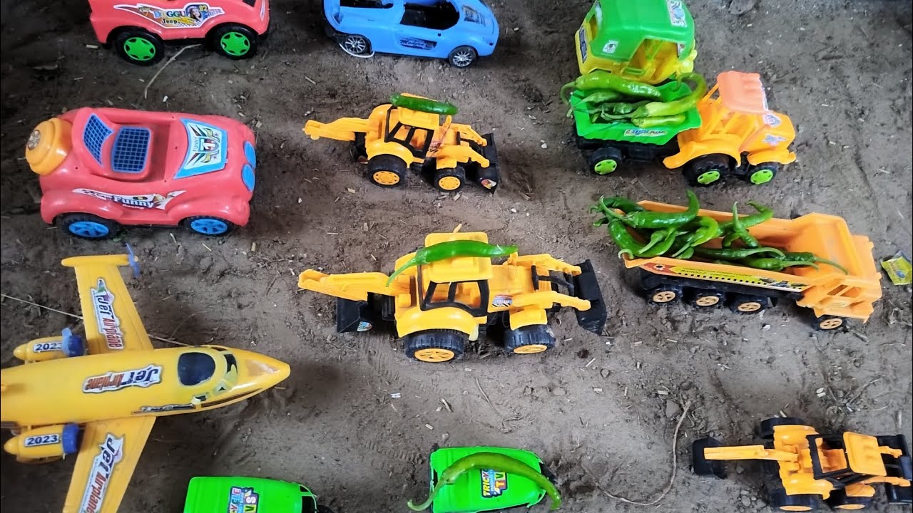 New gadi wala cartoon || car, jcb, truck,auto riksaw, tempu, All ...
