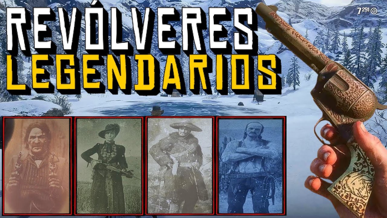 🎯 los PISTOLEROS LEGENDARIOS y obtén sus REVÓLVERES | RED DEAD ...