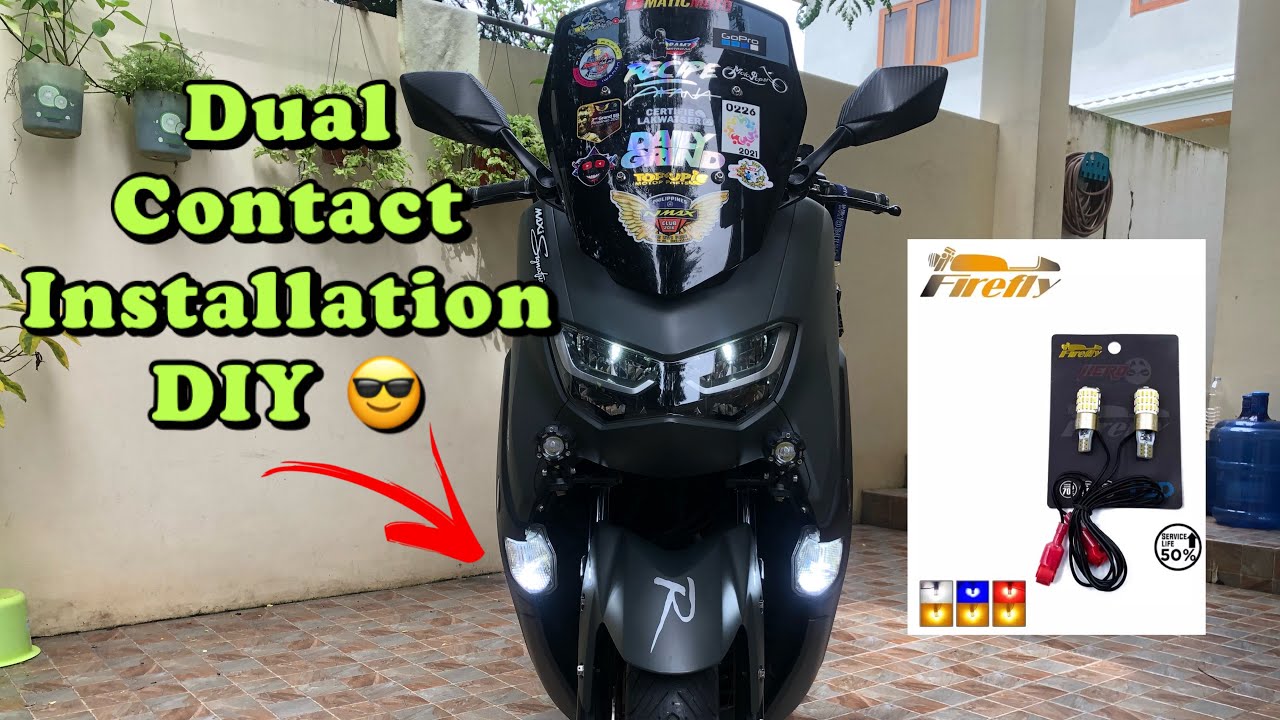 HOW TO INSTALL DUAL CONTACT SIGNAL LIGHT ON YAMAHA NMAX 2020 ...