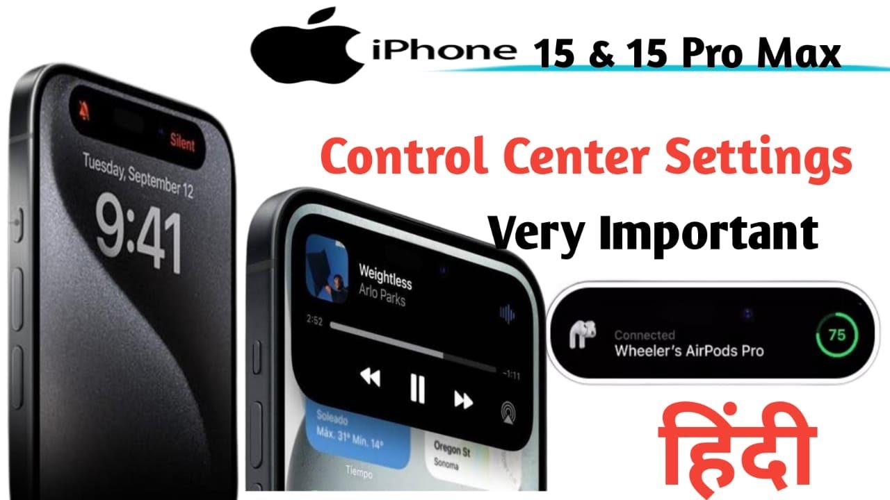 Control Central Setting iPhone 14,15,15Pro Max || how to fix Control ...