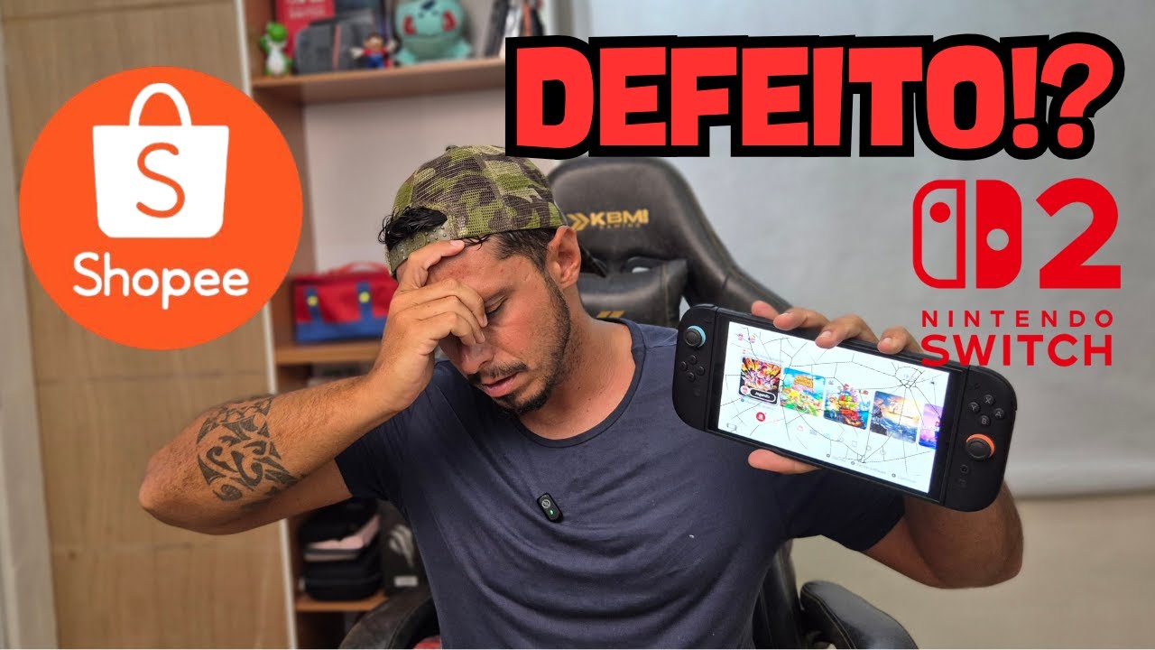 Minha EXPERIÊNCIA com o Switch 2 da Shopee por 1 Semana? - YouTube