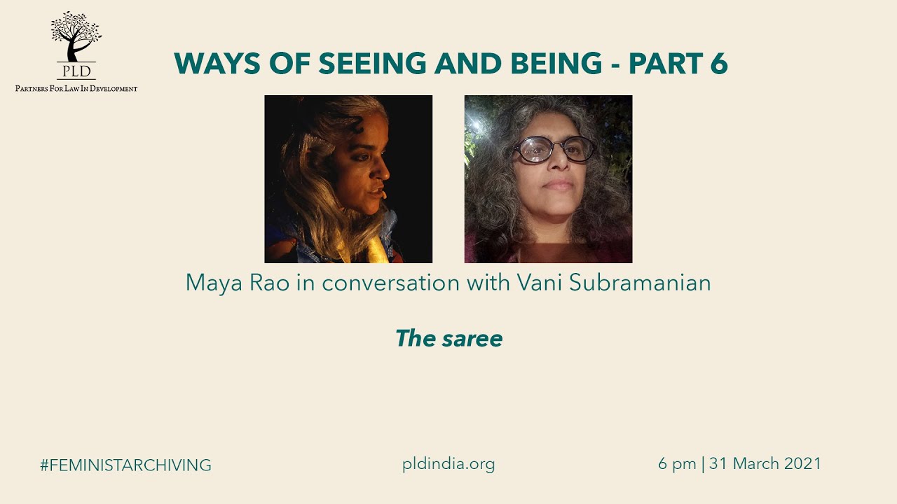 Maya K. Rao on The Saree - YouTube