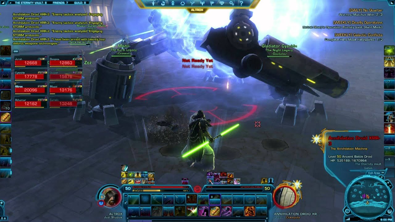 Eternity Vault Hardmode: Annihilation Droid XRR-3 (Lord Praven) - YouTube