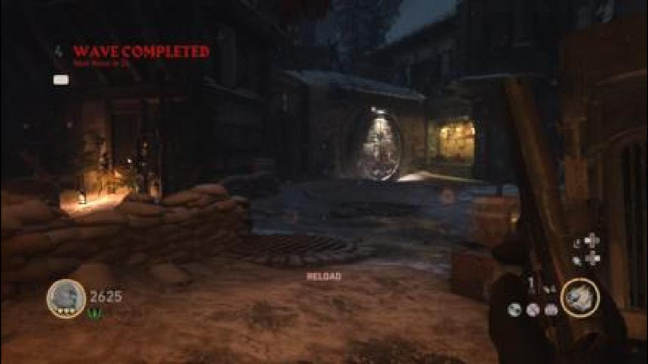 Playing cod ww2 Zombies - YouTube