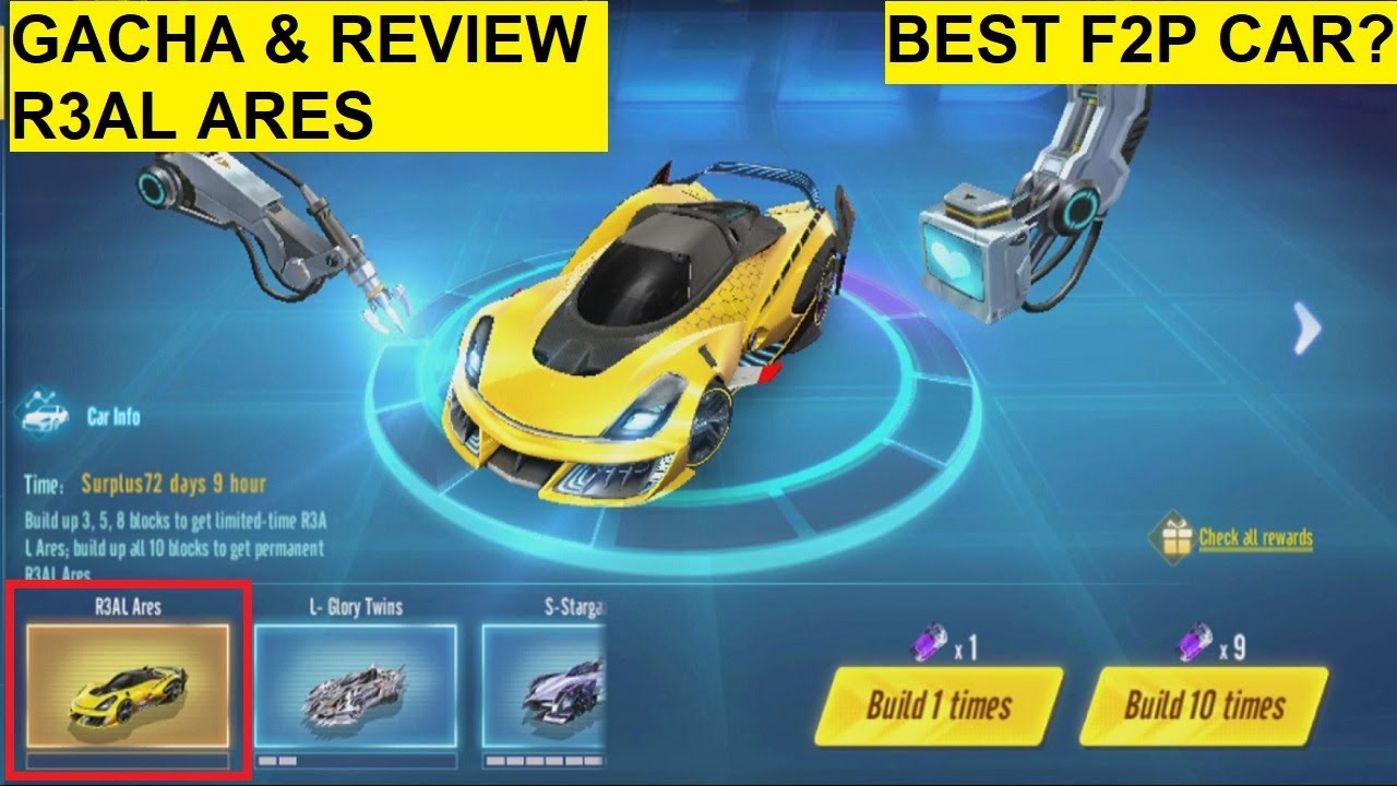 UNR3AL GACHA LUCK - Gacha & Review R3AL ARES 【Garena Speed Drifters ...