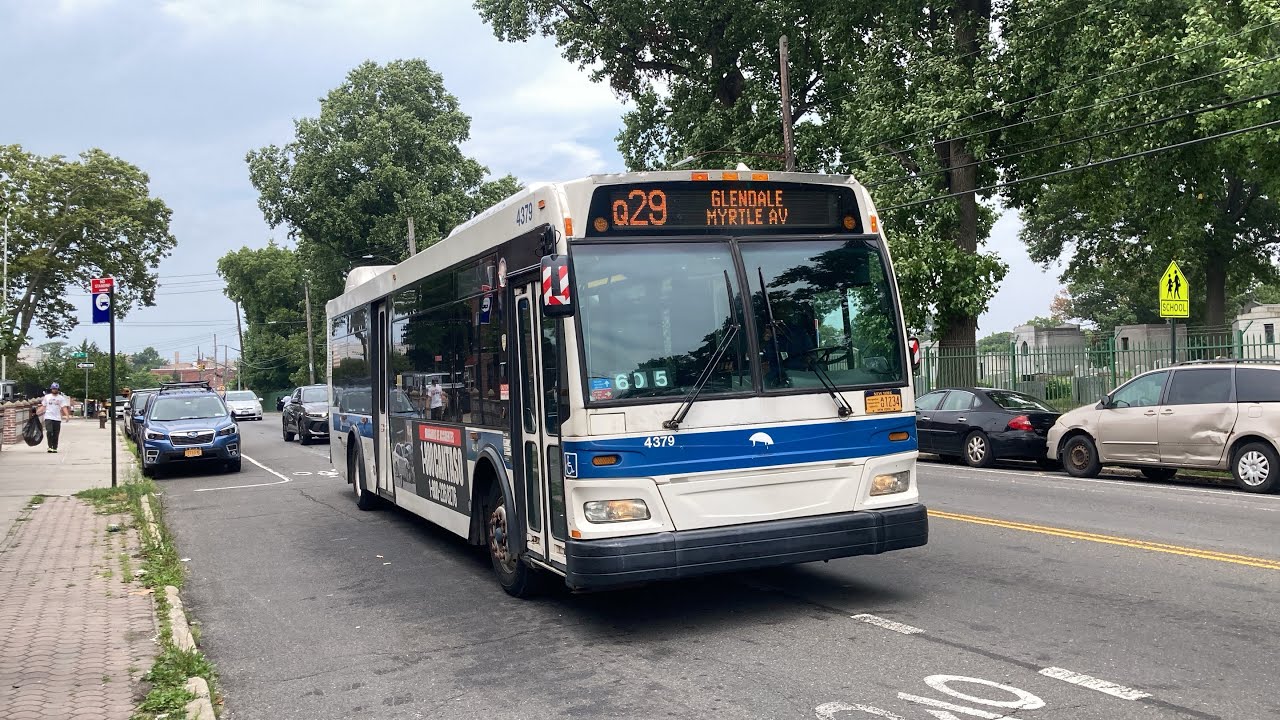 ᴴᴰ MTA Bus/MTA NYCT: 2009 Orion VII NG Hybrids #4379/#4093 on the Q29 ...