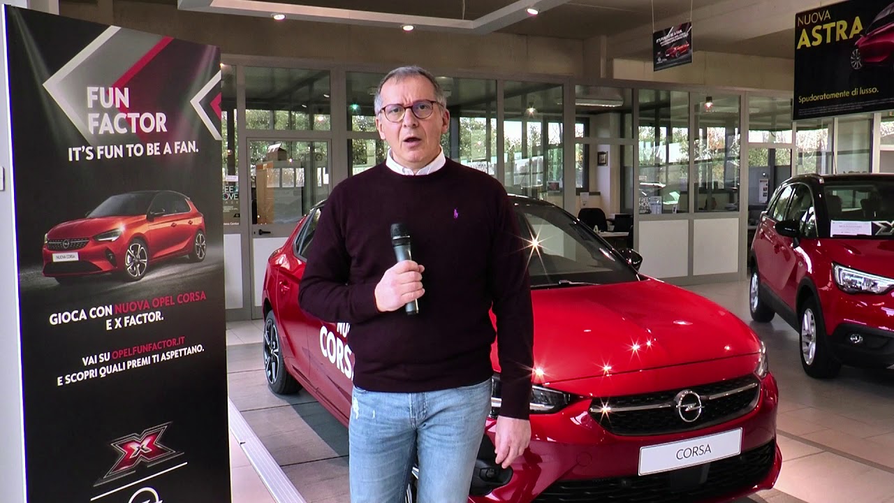 NUOVA OPEL CORSA A MODENA DA RENOSTAR - YouTube