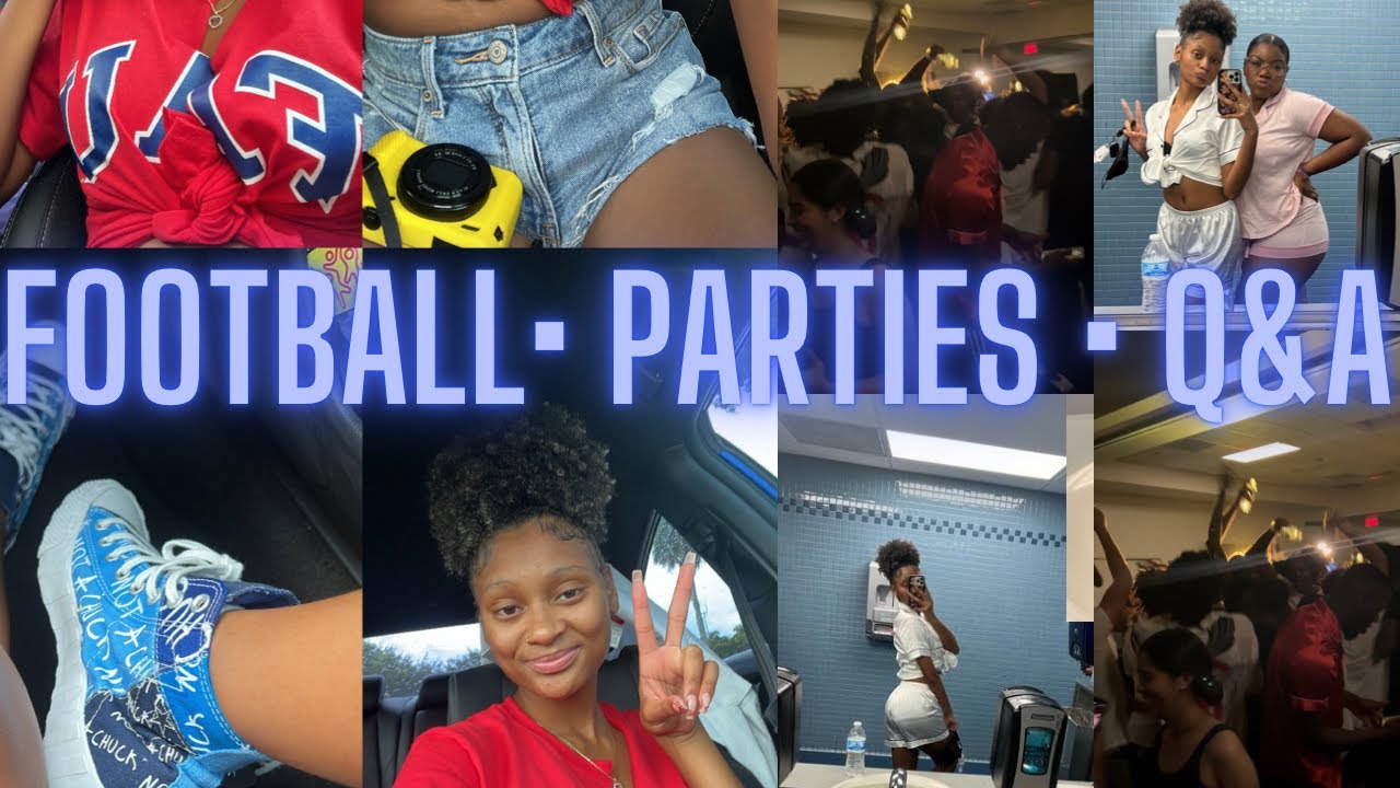 GRWM: FIRST COLLEGE PARTY AND FOOTBALL GAME | TIPS & ADVICE INCLUDED ...