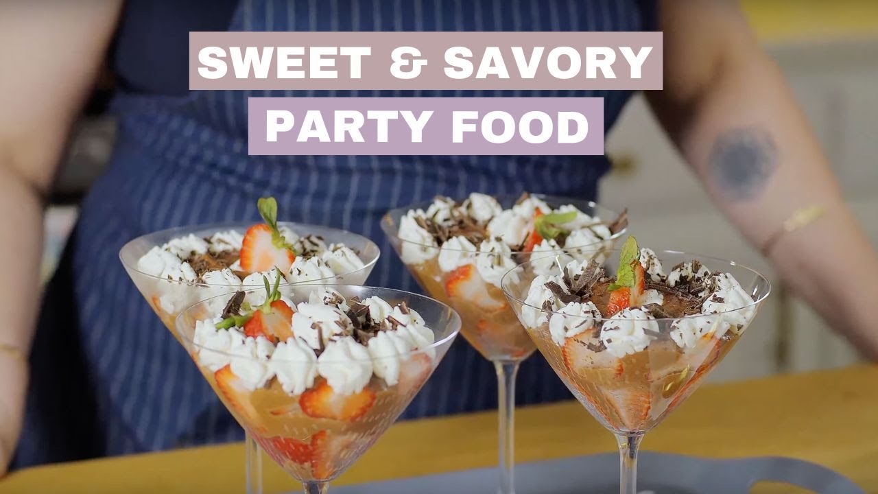 TWO Sweet & Savory Party Food Recipes - YouTube