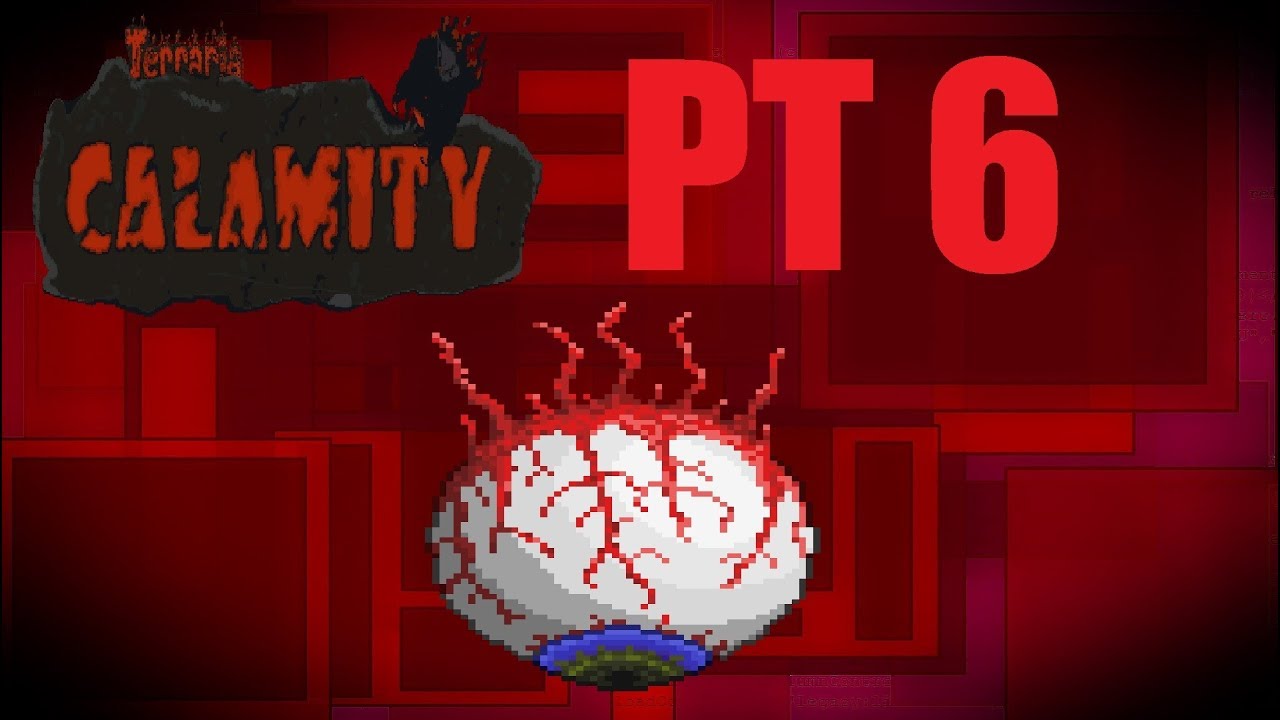 terraria calamity mod play through ll pt 6 eye of cthulhu - YouTube