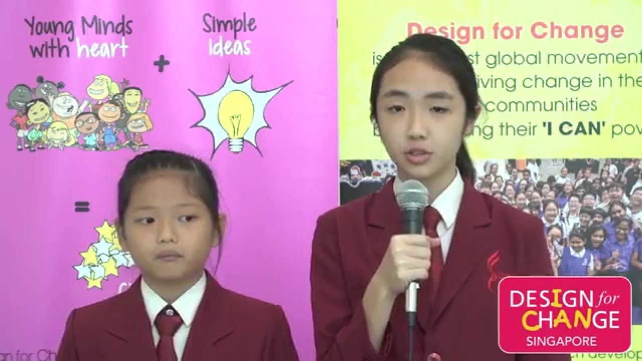 Design for Change (DFC) Singapore 2015 Fengshan Primary - YouTube