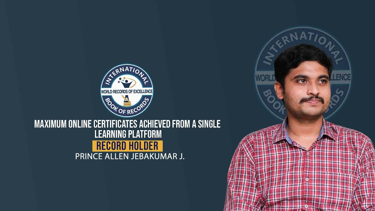 MAXIMUM ONLINE CERTIFICATES ACHIEVED FROM A SINGLE LEARNING PLATFORM ...