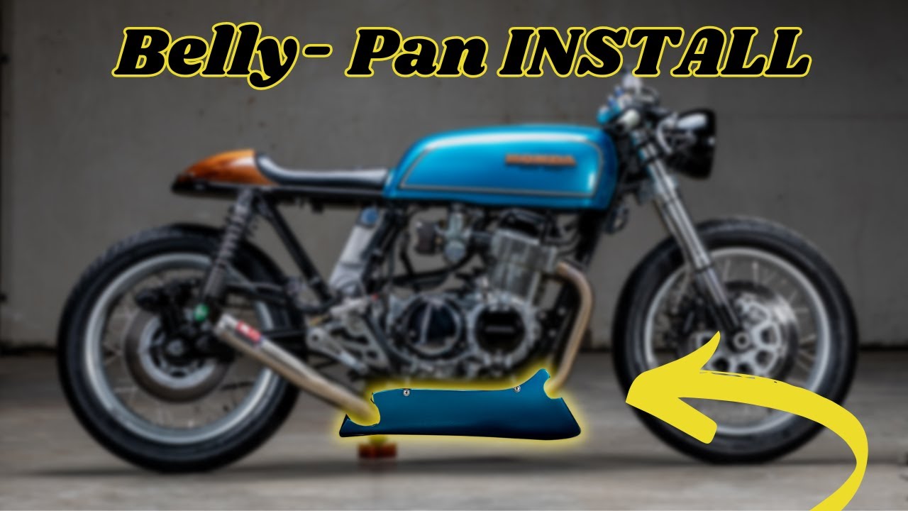 HOW TO INSTALL MOTORCYCLE BELLY PAN - YouTube