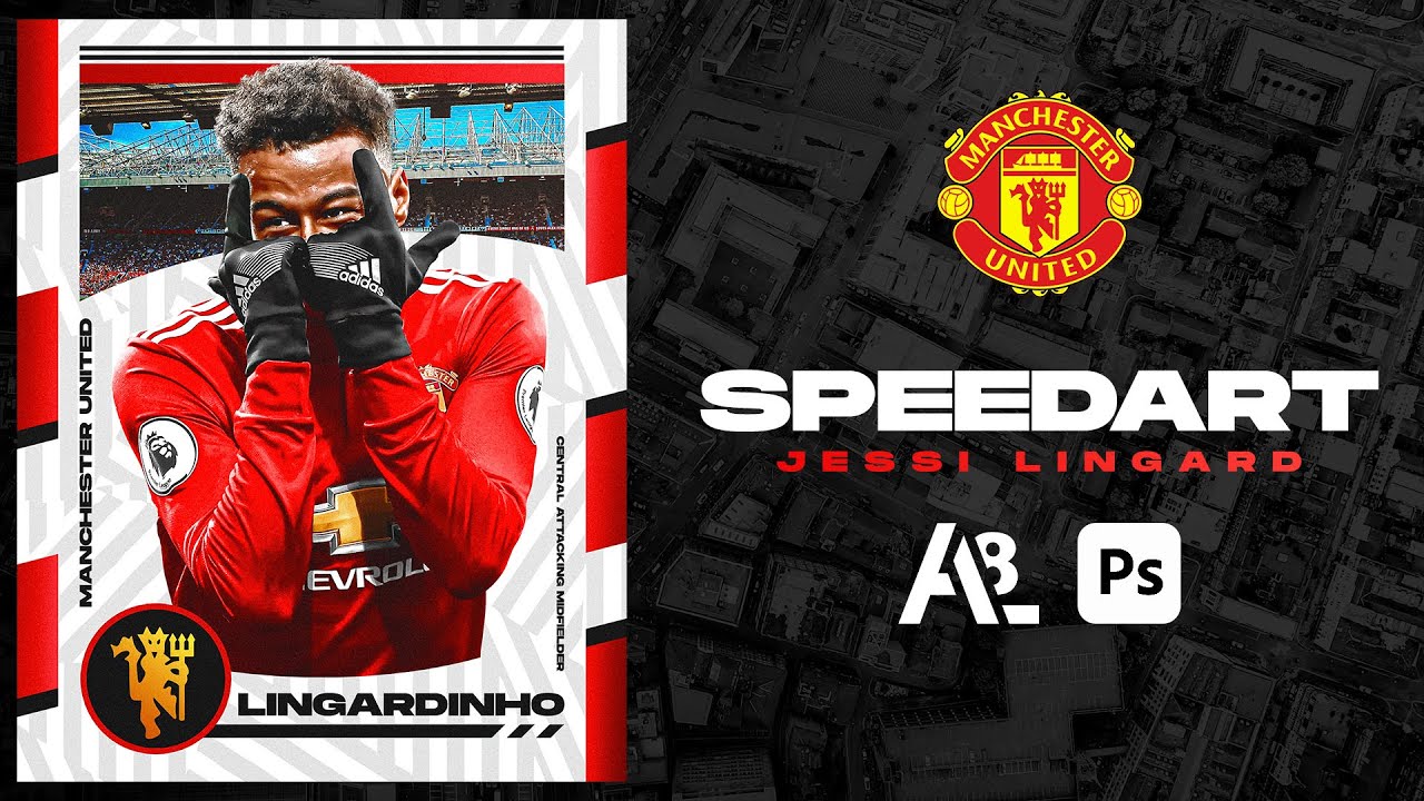 Jessi Lingard - Sports Design Poster (Photoshop CC 2021) - YouTube