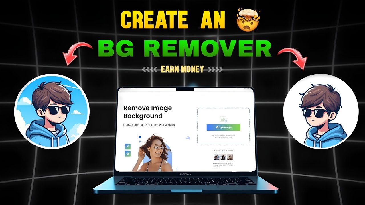 Create Bg Remover Web Tool Earn Money using AI In Telugu #development # ...