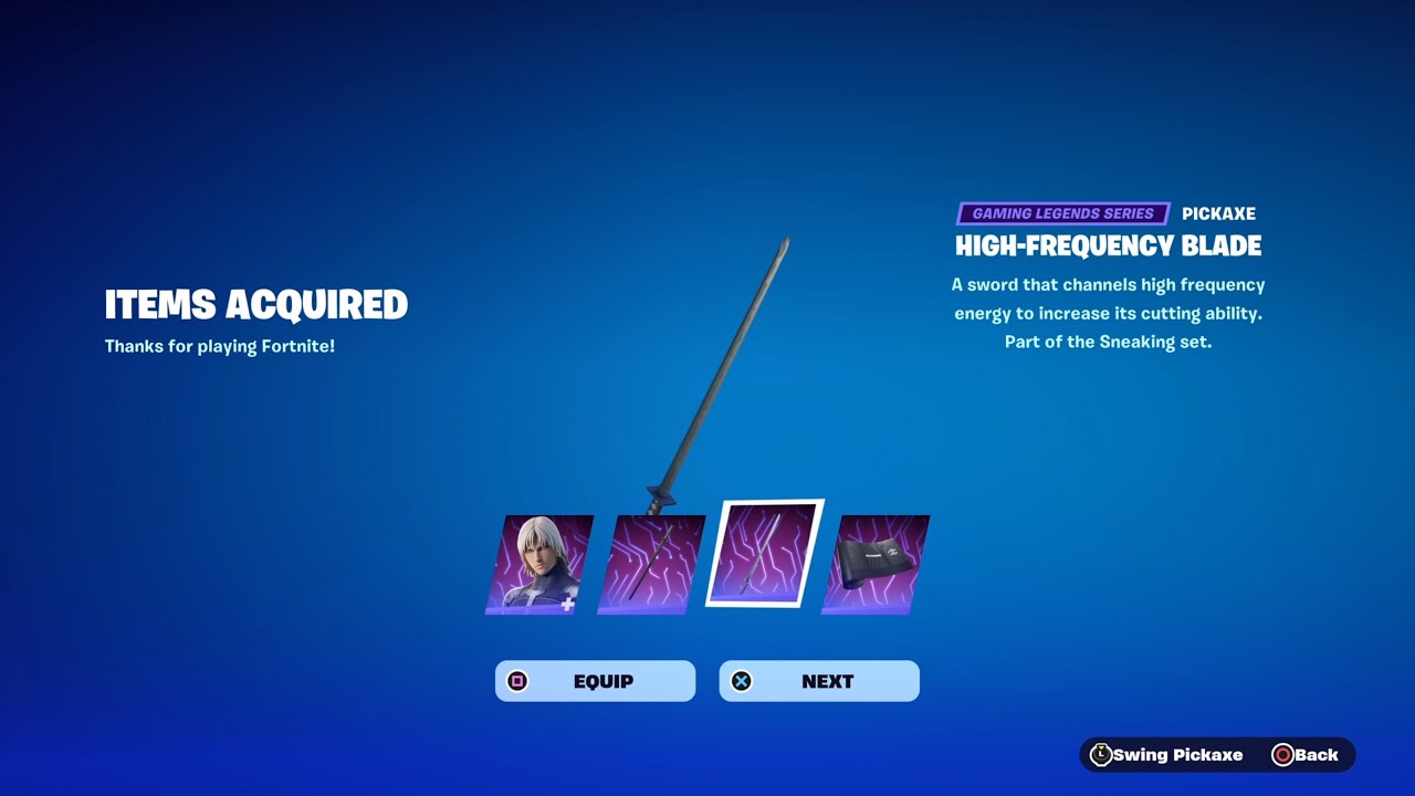 How To Get Raiden High Frequency Blade Pickaxe For FREE! (Fortnite) - YouTube