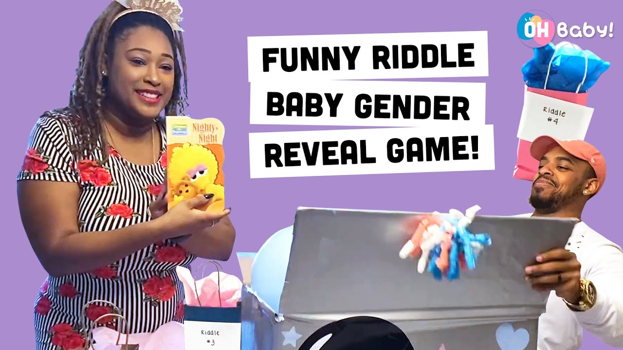 Funny Riddle Baby Gender Reveal Game! - YouTube