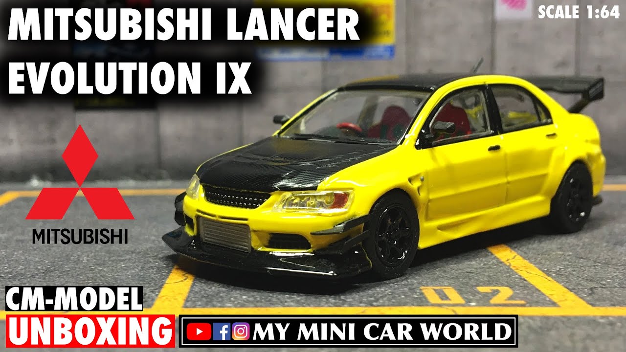 【MY MINI CAR WORLD】UNBOXING CM-MODEL 1/64 MITSUBISHI LANCER EVOLUTION ...