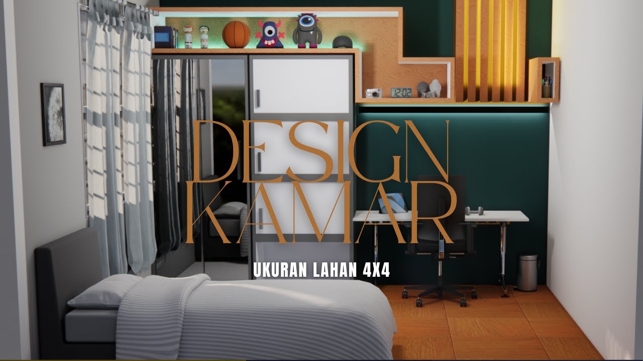 DESIGN KAMAR 4X4 - YouTube