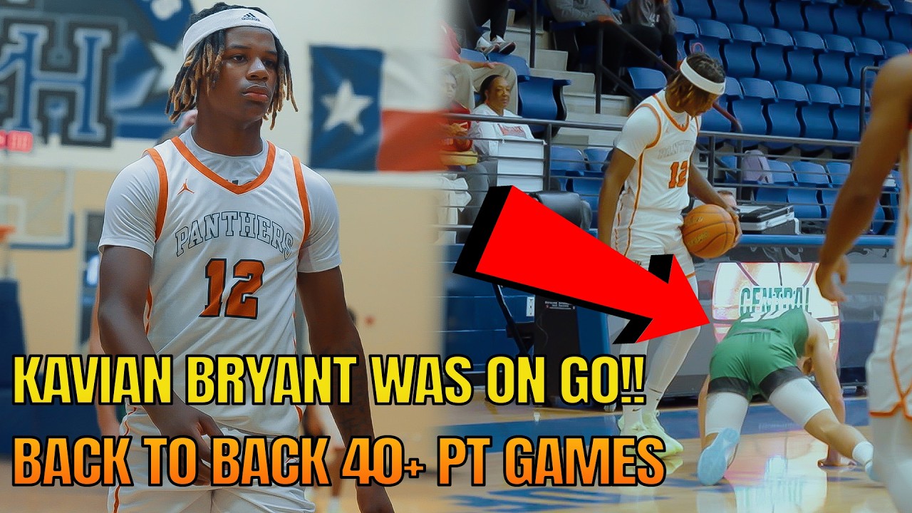 He's Averaging 35 PPG Kavian Bryant Palestine WestWood vs Tatum - YouTube