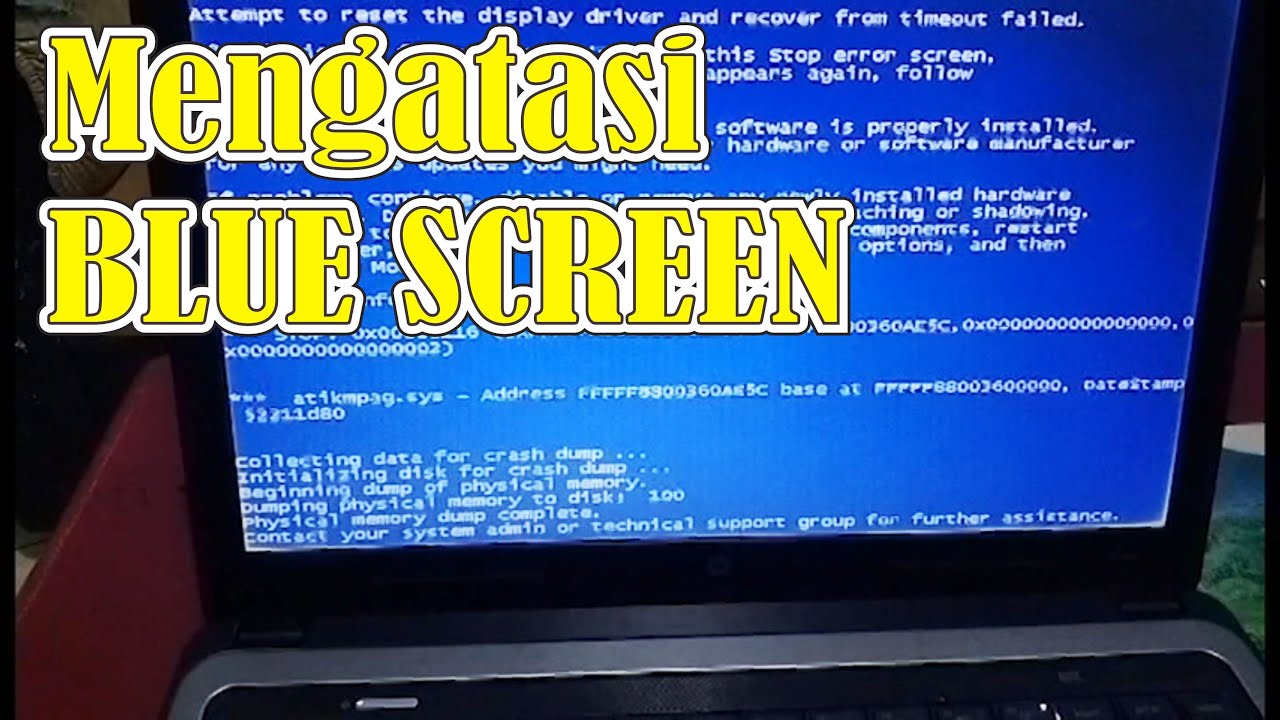 Tips Mengatasi Blue Screen #bluescreen #layarbiru #bluestacks - YouTube