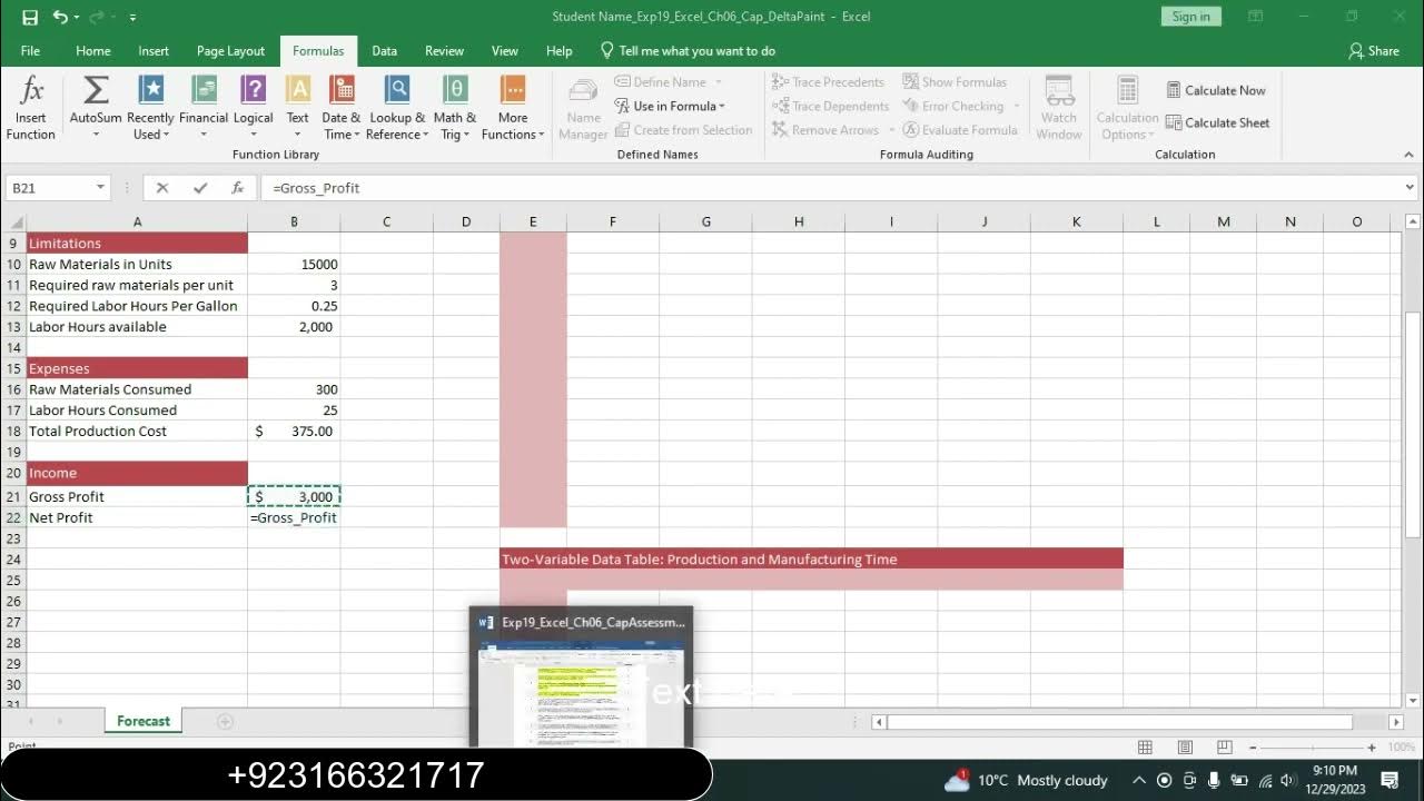 Exp19_Excel_Ch06_CapAssessment_Delta_Paint | Full Course Deal Contact Us - YouTube