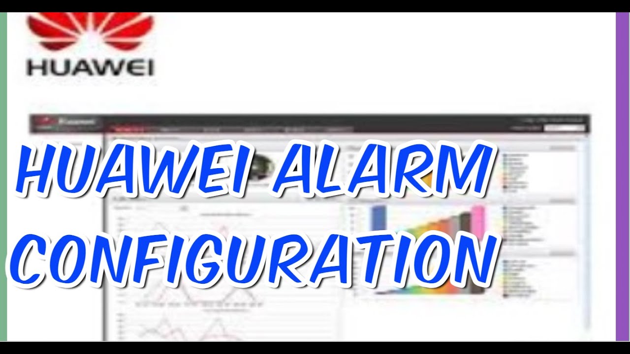 HUAWEI DC POWER ALARM CONFIGURATION - YouTube