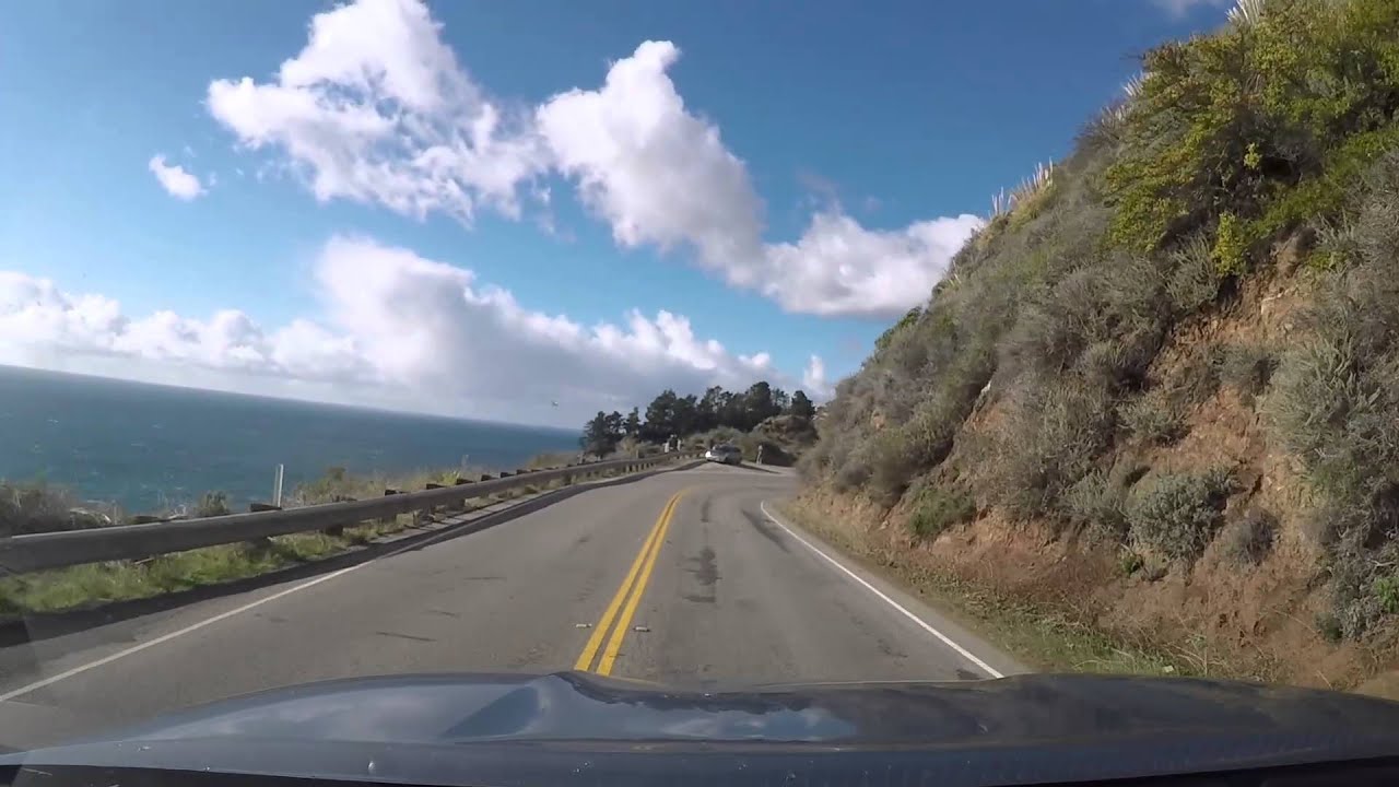 Drive along Pacific Coast Highway 1, California - YouTube
