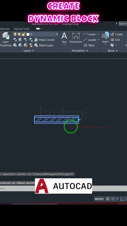 Membuat dinding Dynamic Block #autocad #tutorialautocad #autocadtipsandtricks - YouTube