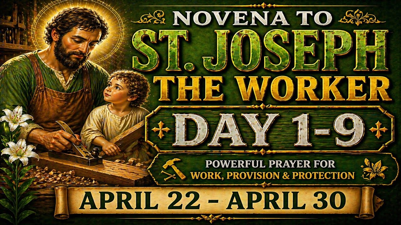 🙏 MAY 1| NOVENA TO ST. JOSEPH FOR WORKERS| Our Daily Orisons #Prayer # ...