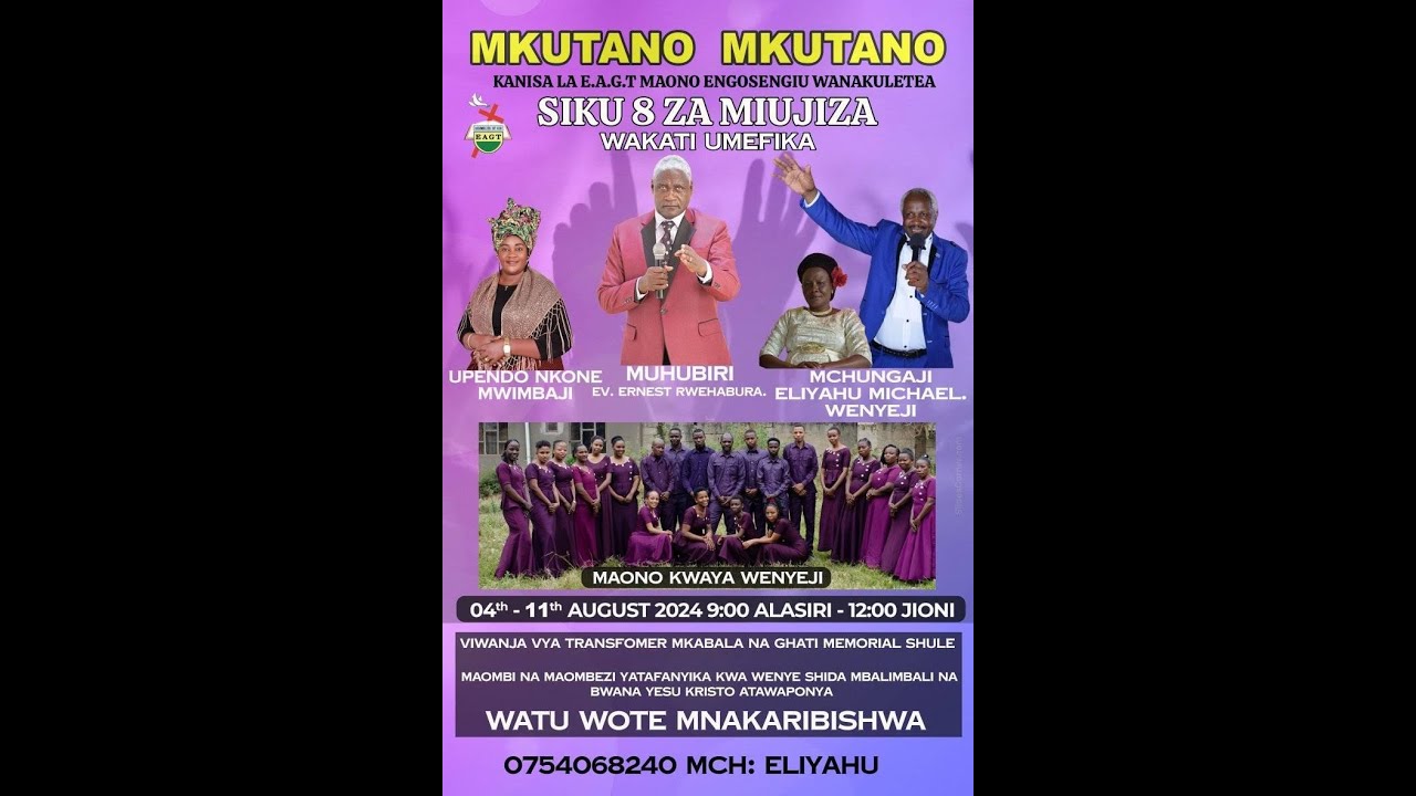 SIKU YA NNE YA MKUTANO MKUBWA WA INJILI ENGOSENGIU ARUSHA - YouTube