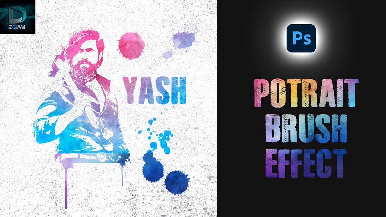 THRESHOLD EFFECT POTRAIT || PHOTOSHOP BEGINNER || PHOTOSHOP TUTORIAL ...