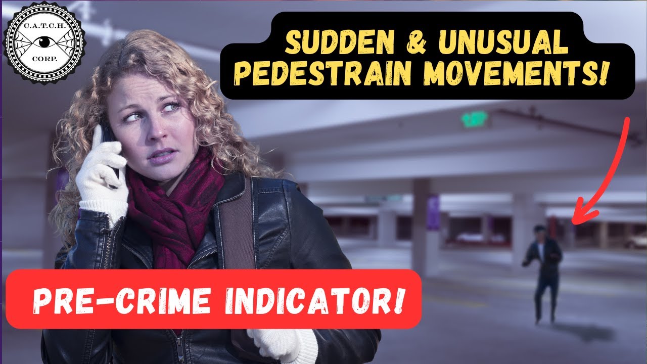Potential pre-crime indicators: Sudden & Unusual Pedestrian Movements ...
