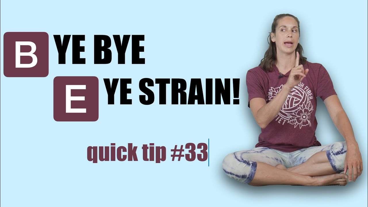 Bye Bye Eye Strain! #eyehealth #vestibular - YouTube